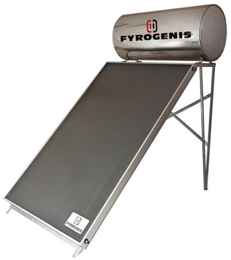 Fyrogenis Glass 200LT (Ηλιακός Θερμοσίφωνας 200lt/1x3m² Glass Τριπλής ...