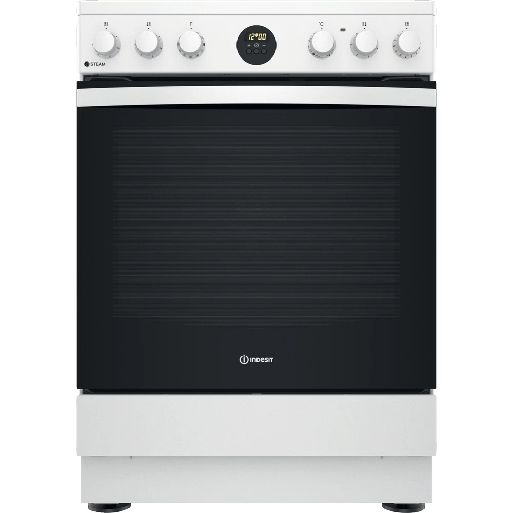 Indesit IS67V8CHW/E (Κουζίνα 69lt με Κεραμικές Εστίες 4 Ζωνών) | Electrofox